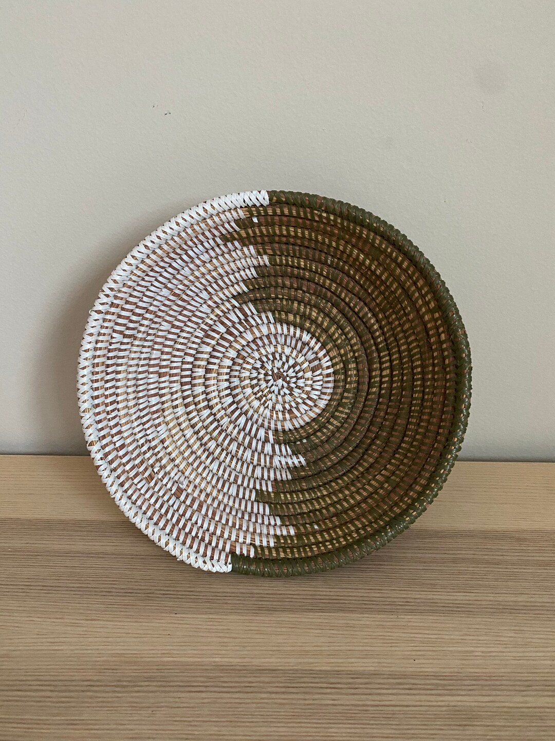 African Woven Basket Senegal Basket Woven Bowl Natural Palm - Etsy