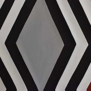 Rwandan Imigongo Painting on Wood, Unique African Geometric Painting ...