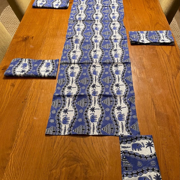 African Table Runner - Etsy