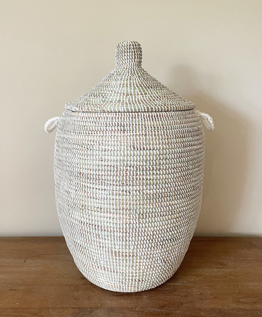 African Woven Basket, Senegal Laundry Basket/hamper, Storage Basket, 25 ...