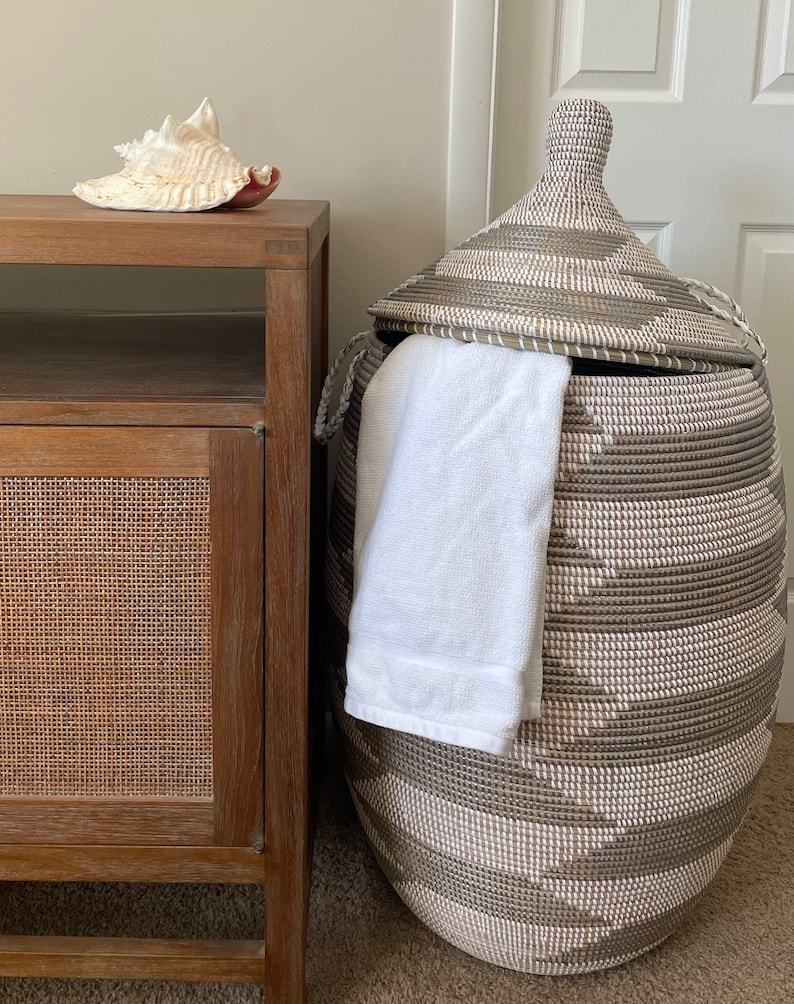 African Extra-large Woven Basket Senegal Laundry - Etsy