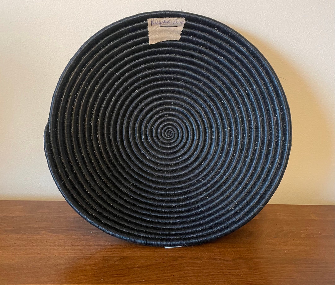 African Wall Basket, Rwanda Basket, Woven Bowl, Natural Sisal Fiber ...
