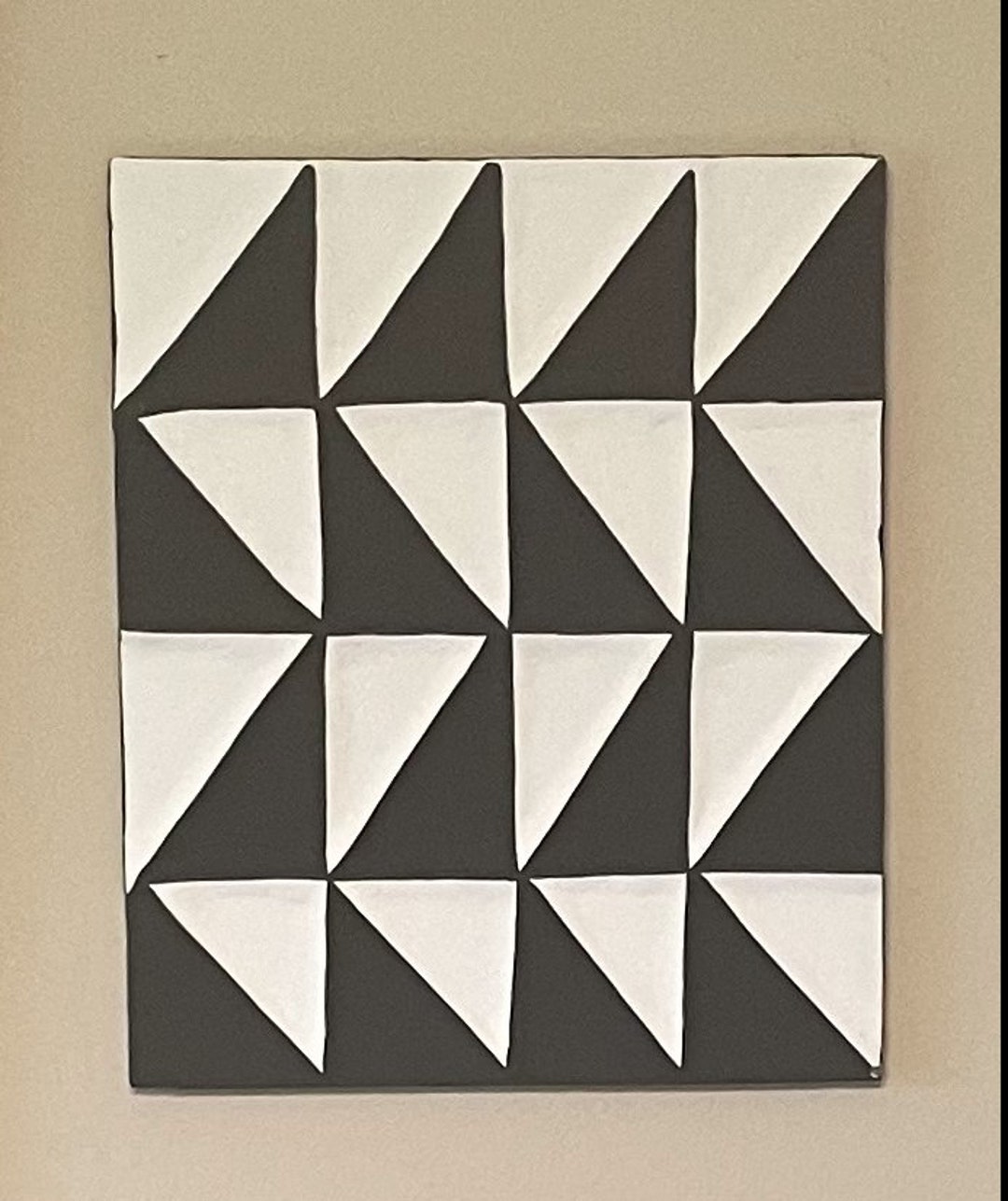 Rwandan Imigongo Painting on Wood, Unique African Geometric Painting ...