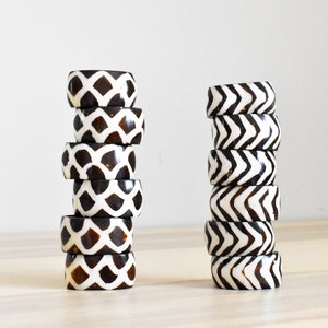 Handmade African Napkin Rings, Kenya Napkin Holders, Made From Camel ...