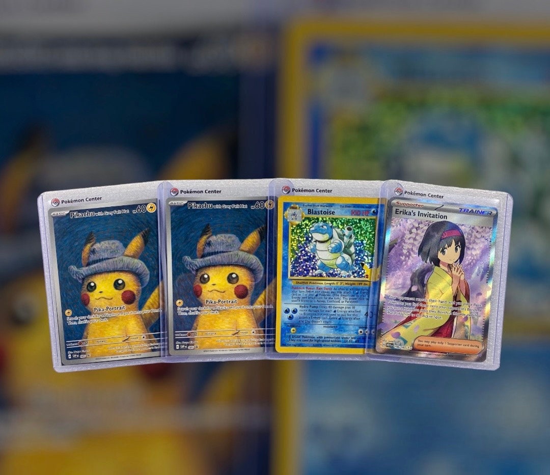 Custom Pokémon Center Top Loaders 20 Top Loaders - Etsy