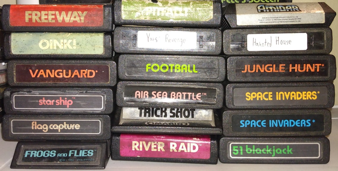 Original Atari 2600 Games 1 of 2 Huge Selection You | Etsy