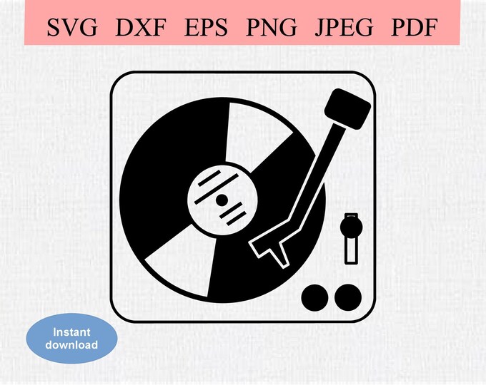 Turntable Fabric Turntables by Lilcubby Turntable DJ Record Vinyl ...