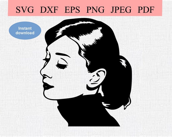 James Dean Visage, 1950s / SVG DXF EPS / Face of James Dean, American ...