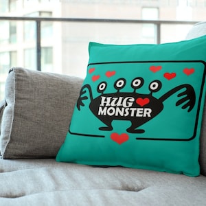 Hug Monster / SVG DXF EPS / Scary Monster Giving You a Free Hug ...