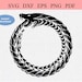 Ouroboros Snake / SVG DXF EPS / Snake Eats Their Tail in a Circle ...