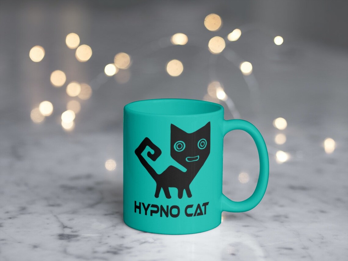 Hypno Cat / SVG DXF EPS / Hypnotized Cat Staring at You / - Etsy