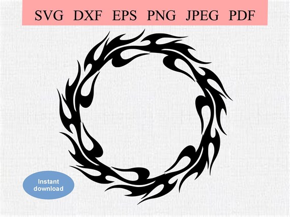 Thorn Crown / SVG DXF EPS / Abstract Crown of Thorns Made From - Etsy