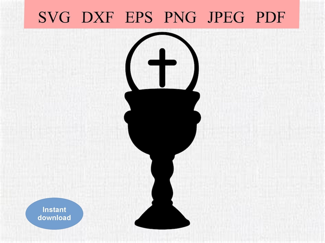 Catholic Eucharist / SVG DXF EPS / Christian Symbols Depicting the ...