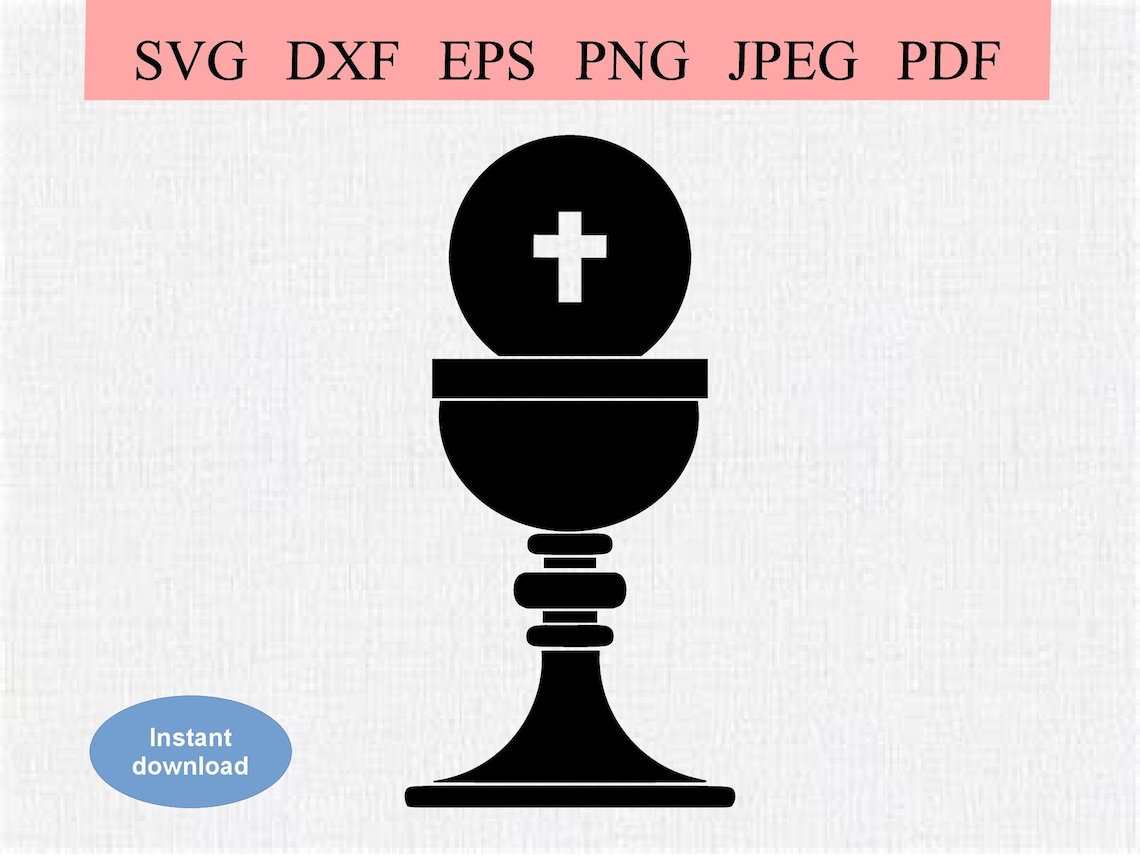 Catholic Eucharist / SVG DXF EPS / Christian Symbols Depicting the ...
