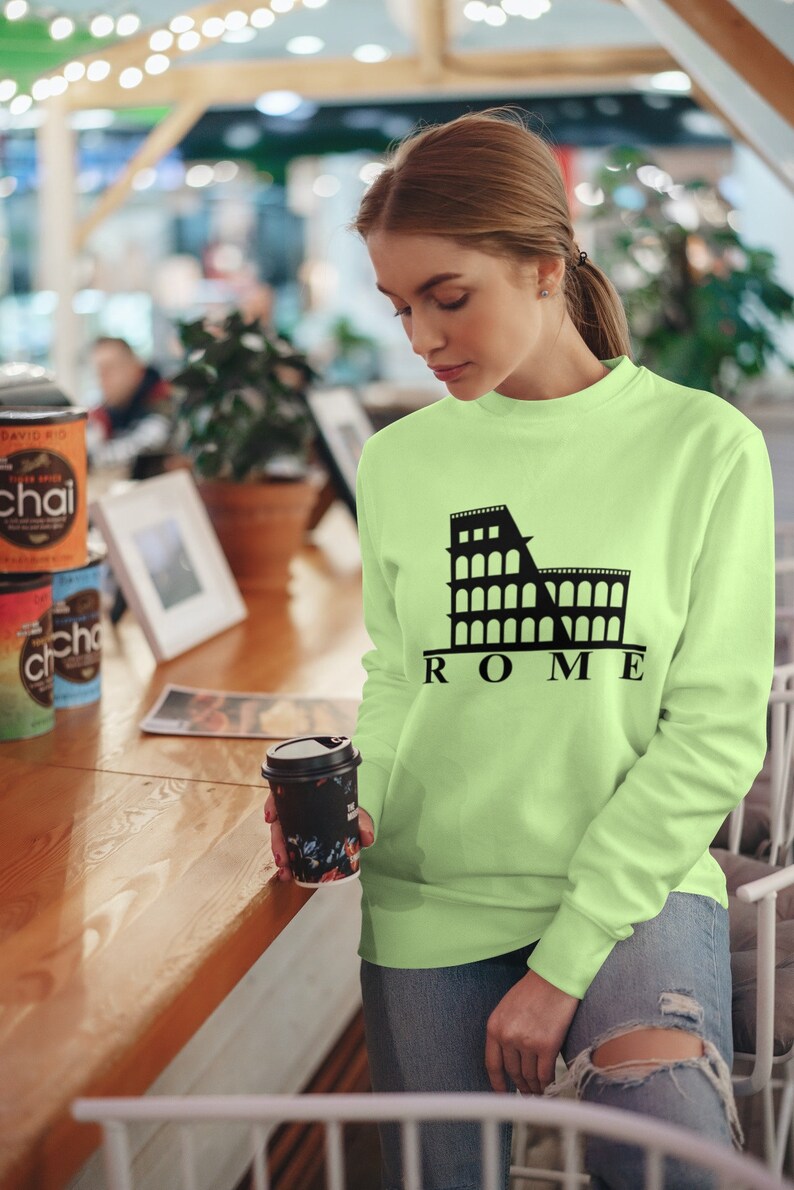 Italian Colosseum / SVG DXF PNG / an Abstract Profile Stencil of the ...