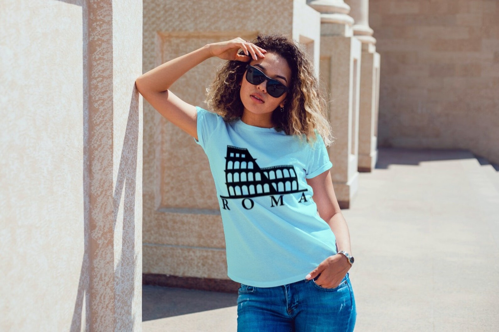 Italian Colosseum / SVG DXF PNG / an Abstract Profile Stencil of the ...