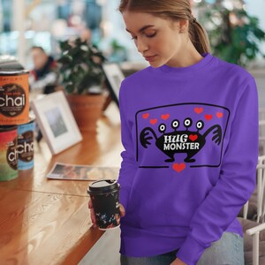 Hug Monster / SVG DXF EPS / Scary Monster Giving You a Free Hug ...