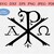 Alpha Omega Chi Ro / SVG DXF EPS / Chi Ro Symbol With Alpha and Omega ...