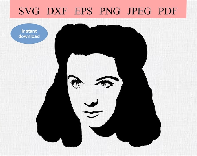 James Dean Visage, 1950s / SVG DXF EPS / Face of James Dean, American ...