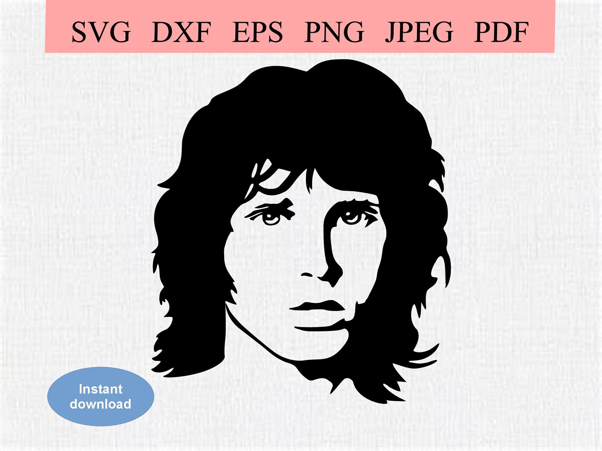Jim Morrison The Doors Stencil