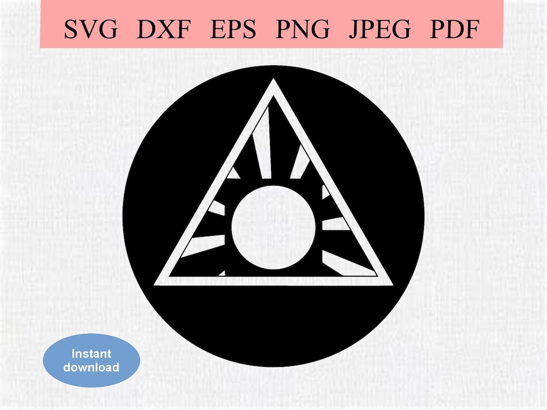 Philosopher's Stone Symbol / SVG DXF EPS / Alchemical Sorcerer's Stone ...