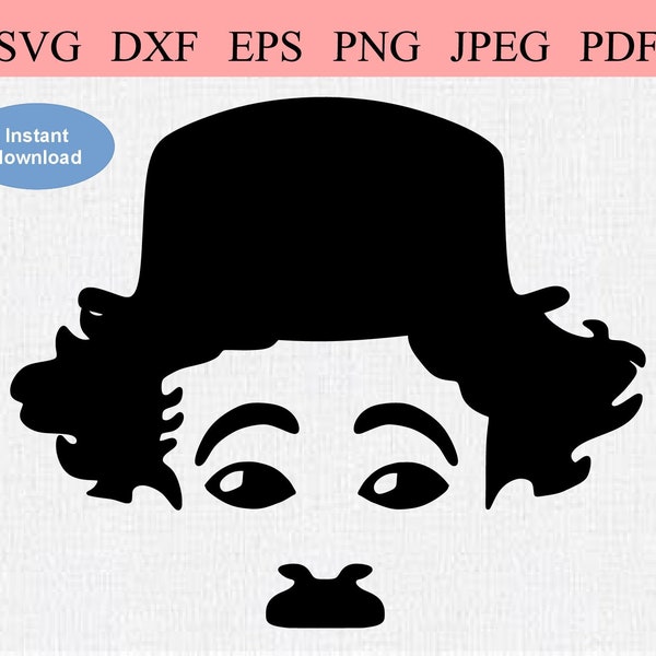Charlie Chaplin Stencil - Etsy