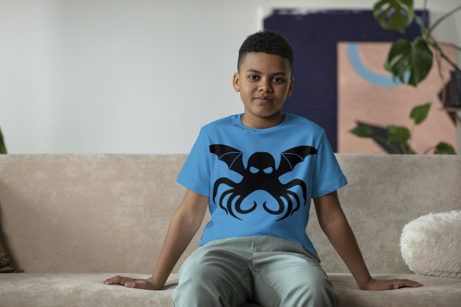 Cthulhu Octopus Monster / SVG DXF PNG / Winged Octopus Looking - Etsy