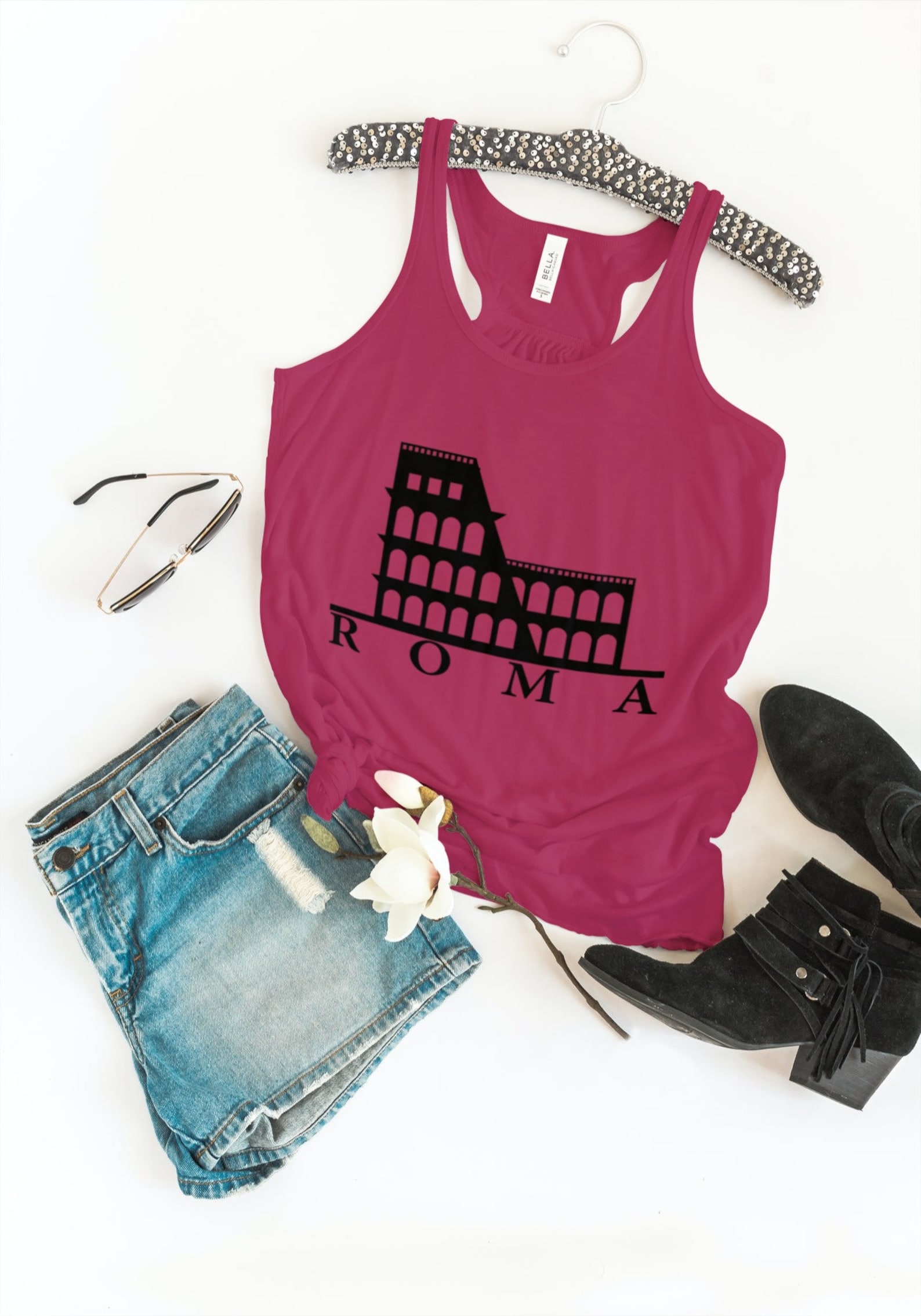 Italian Colosseum / SVG DXF PNG / an Abstract Profile Stencil of the ...