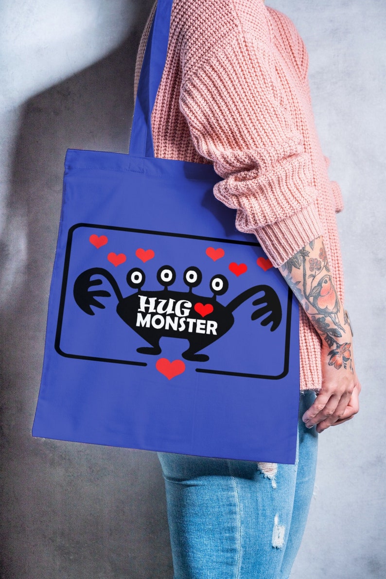 Hug Monster / SVG DXF EPS / Scary Monster Giving You a Free - Etsy