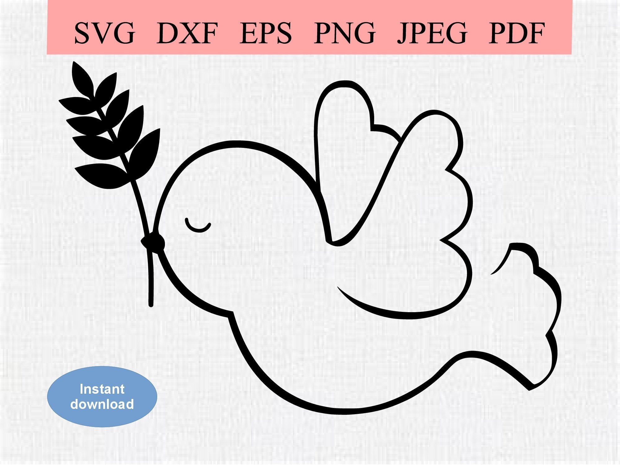 Catholic Baptism / SVG DXF EPS / Christian Christening / Cute Holy ...