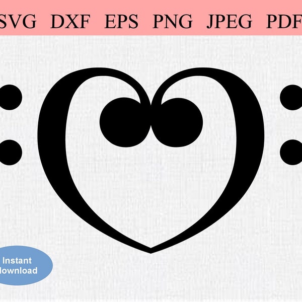 Bass Clef Svg - Etsy