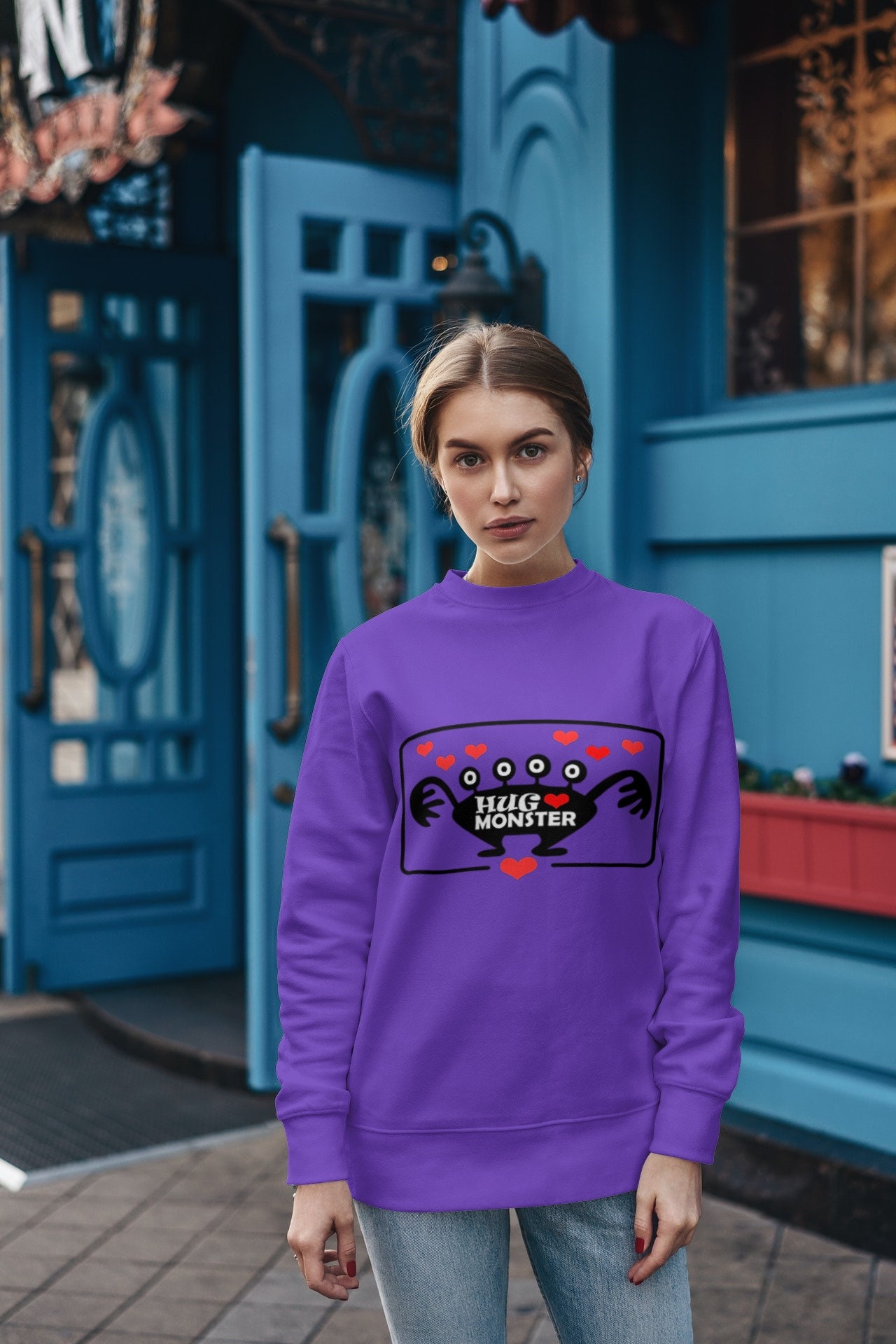 Hug Monster / SVG DXF EPS / Scary Monster Giving You a Free - Etsy