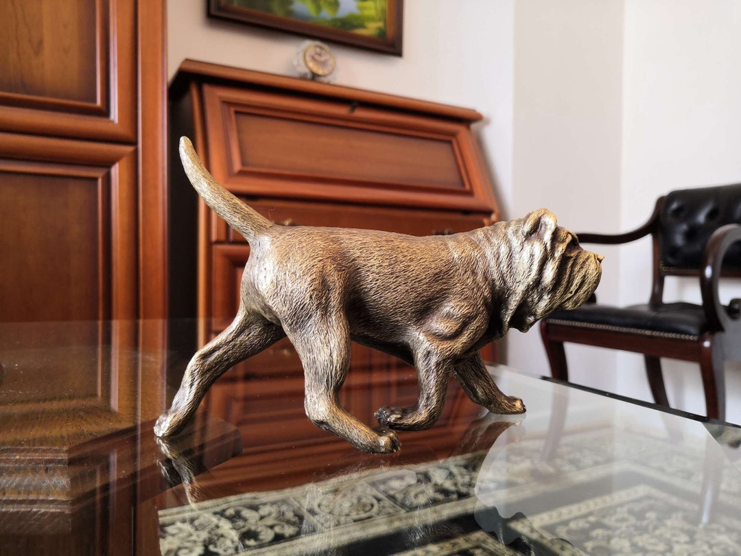 Neapolitan Mastiff Cane Corso Bronze Figure Statuette Sculpture ...