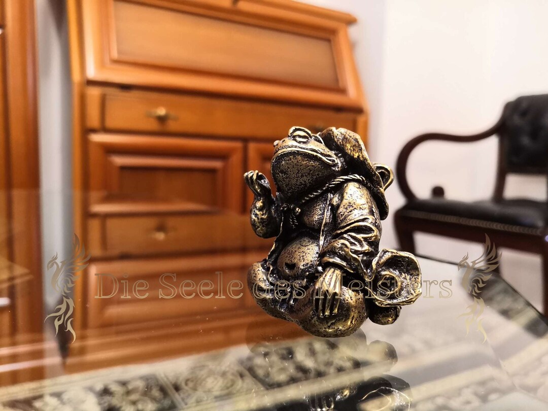 Frog Toad Kung-fu Old Master Bronze Figure Statuette Statue Sculpture ...