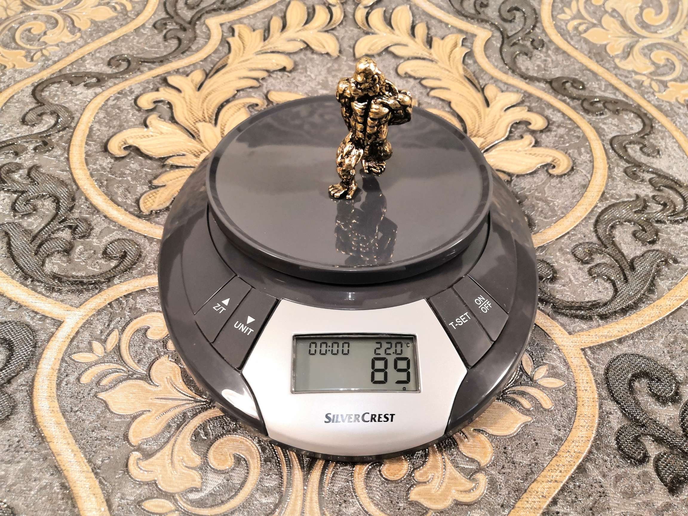 Gorilla Bodybuilding Gym Bronze Figure Statuette Statue Sculpture ...