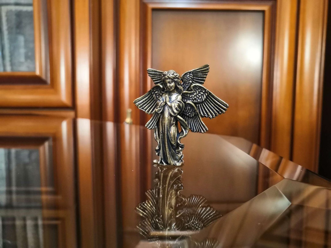 Angel Seraphim With 6 Wings Bronze Figure Statuette Sculpture Statue ...