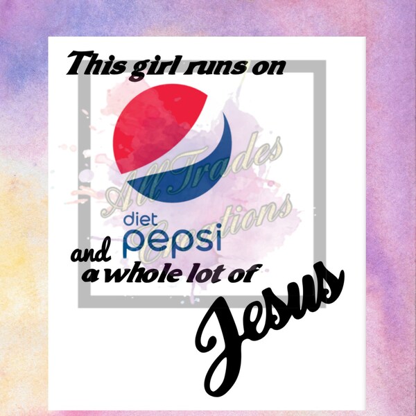 Diet Pepsi Svg - Etsy