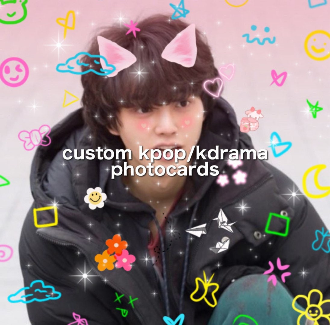 Custom Photocards Custom Kpop Photocards Custom Kdrama - Etsy
