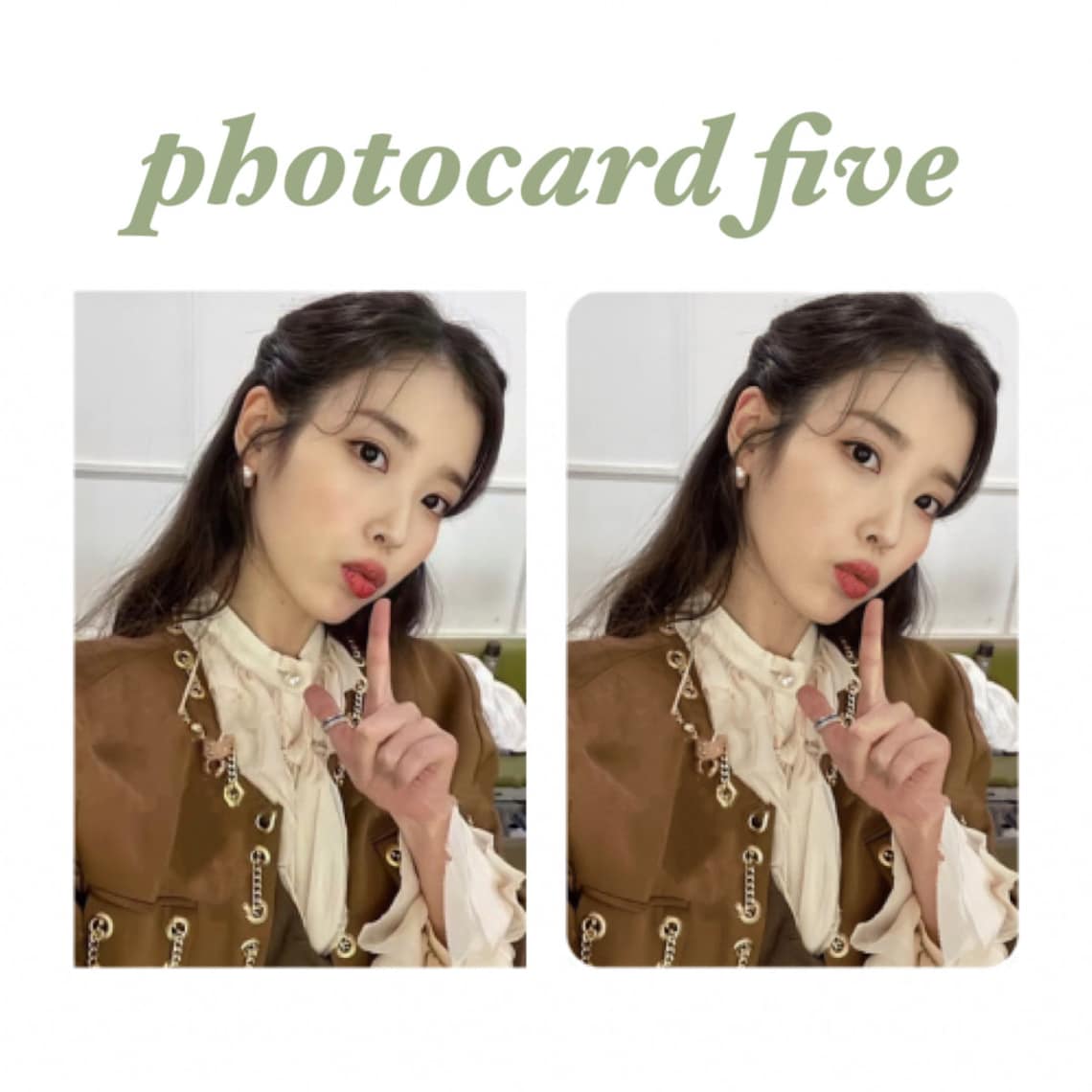 IU photocards kpop photocards | Etsy