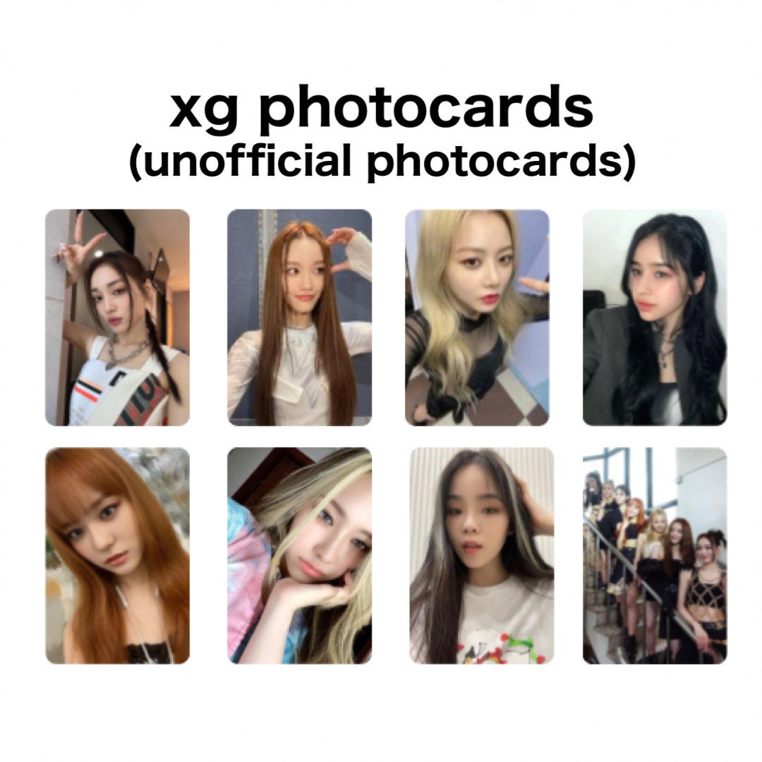 Xg Photocards J-pop Group Photocards Global Group - Etsy UK