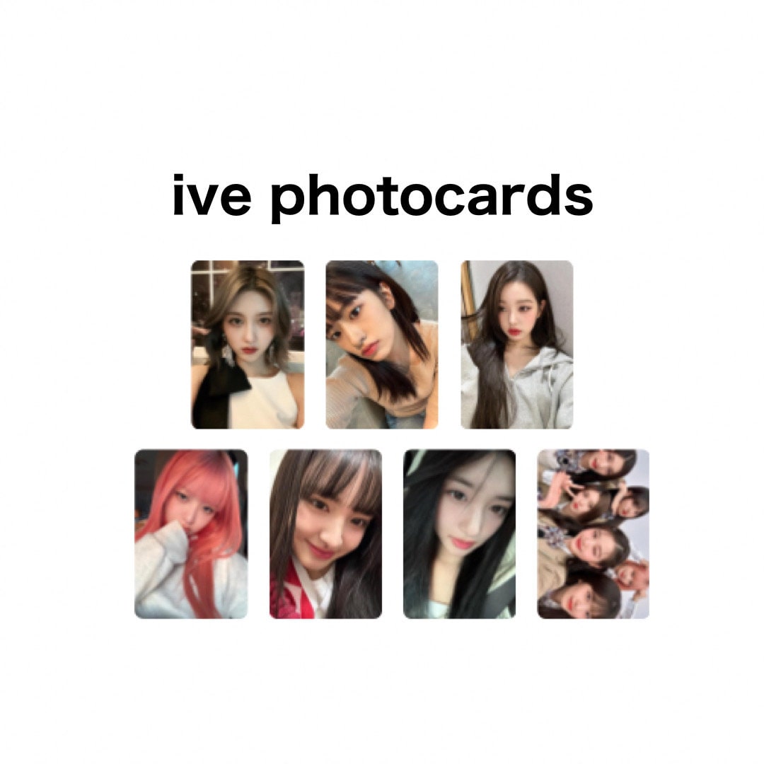 IVE Photocards Kpop Photocards - Etsy