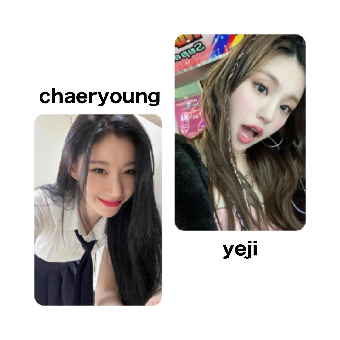 Itzy Photocards Kpop Photocards - Etsy