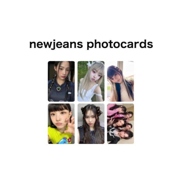 Official Newjeans Photocards - Etsy