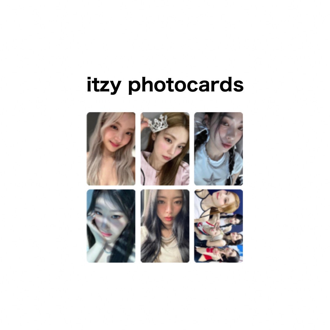 Itzy Photocards Kpop Photocards - Etsy