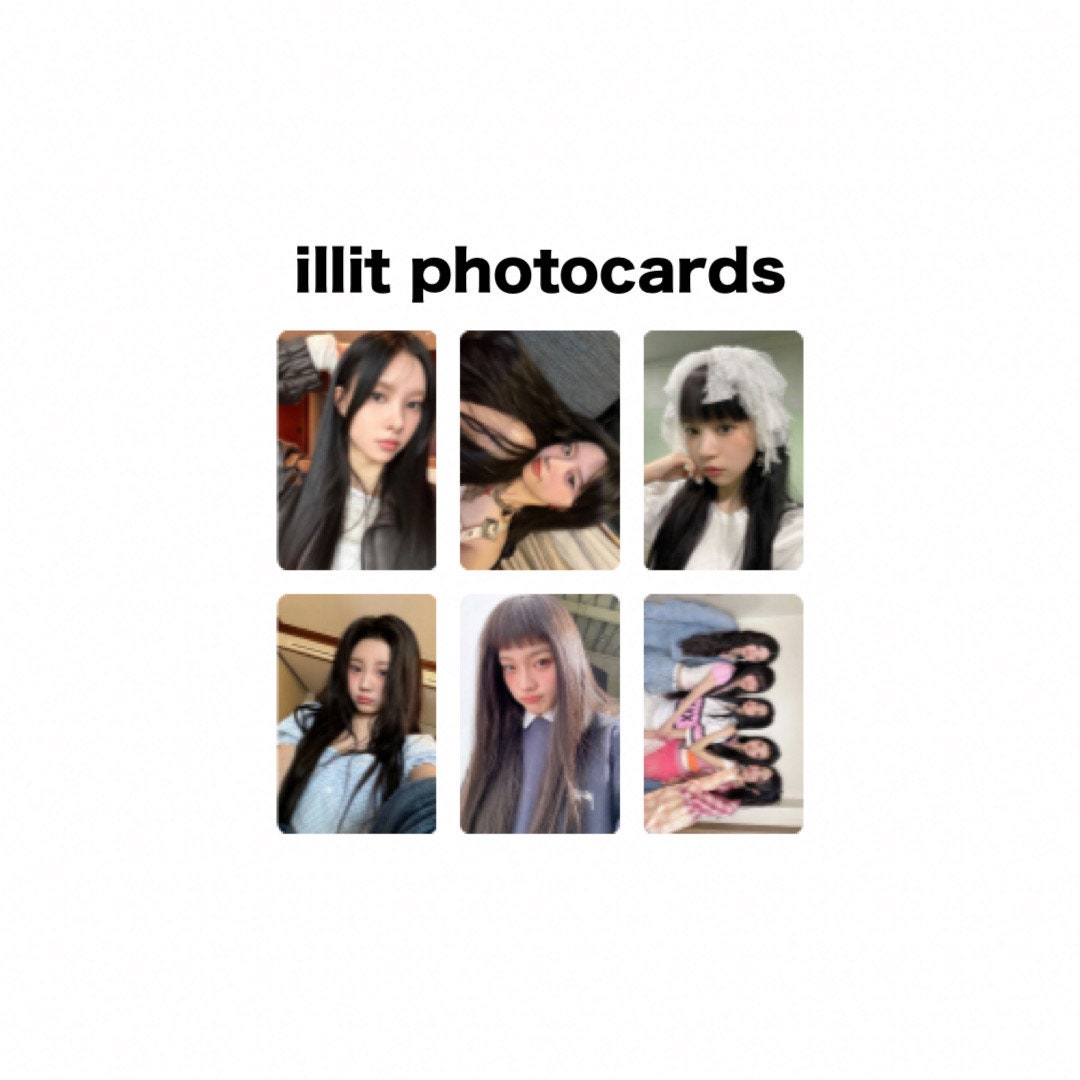 Illit Photocards Kpop Photocards - Etsy