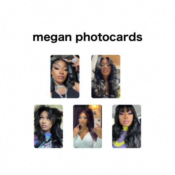 Megan Thee Stallion Photocard - Etsy