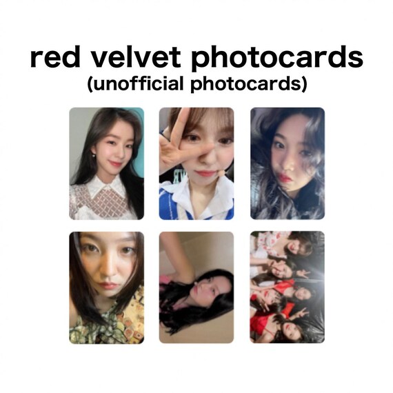 Red Velvet Photocards Kpop Photocards - Etsy