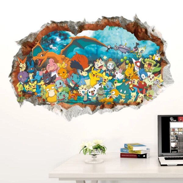 3d Wall Decals - Etsy
