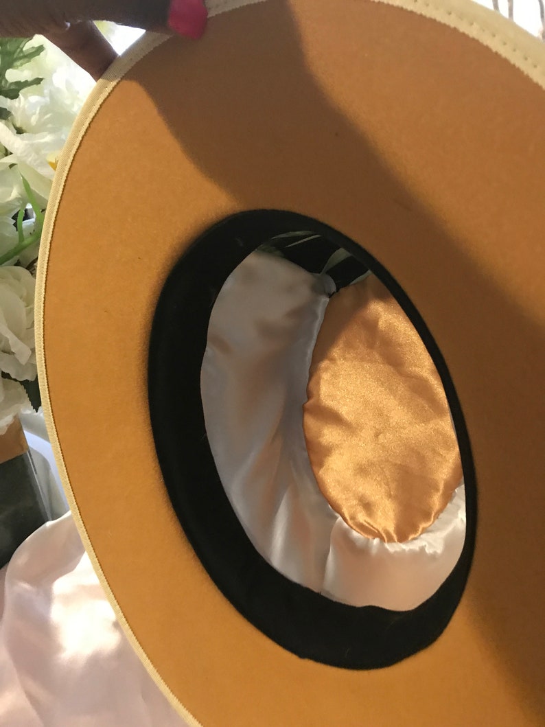 Yellow Wide Brim Fedora - Etsy