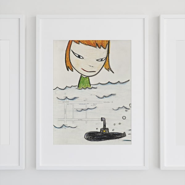 Yoshitomo Nara Digital Art - Etsy